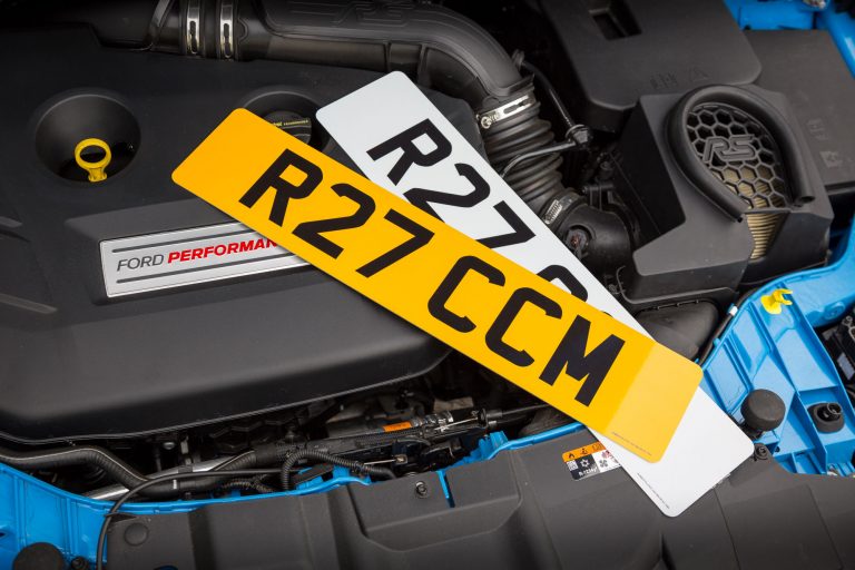 Personal Registration Customisation with Number 1 Plates