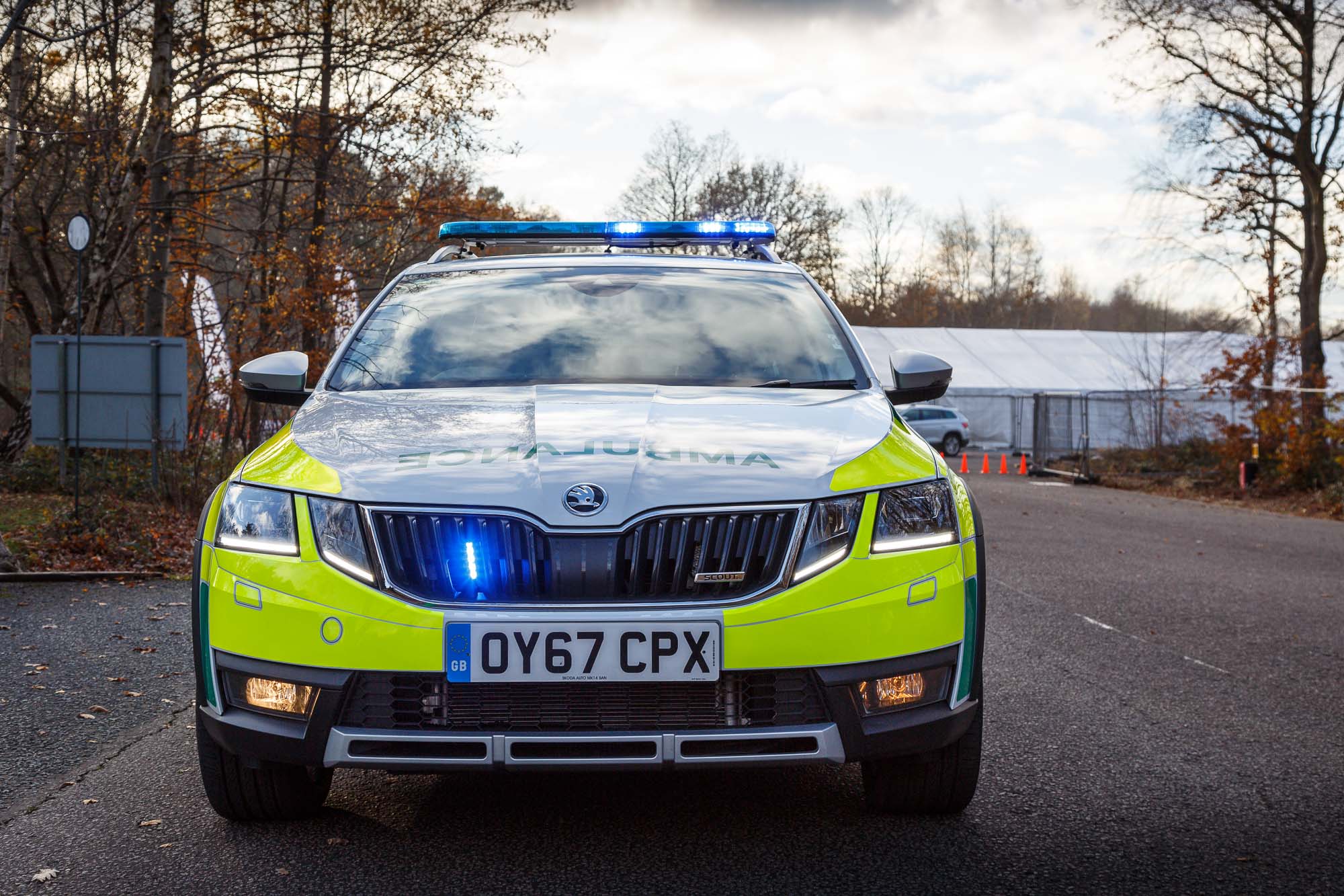 Behind the Wheel of a Skoda Octavia Estate Scout Ambulance