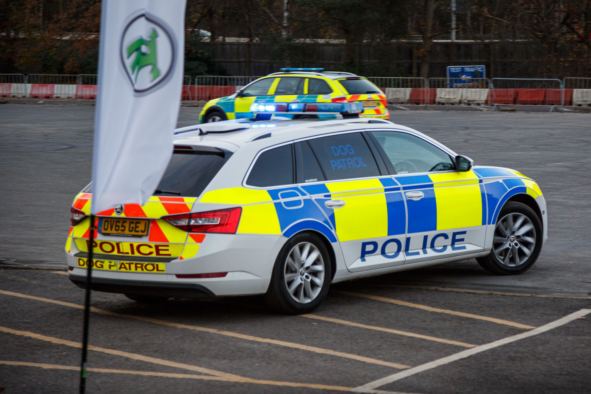 Testing The Skoda Superb Estate Police Dog Car