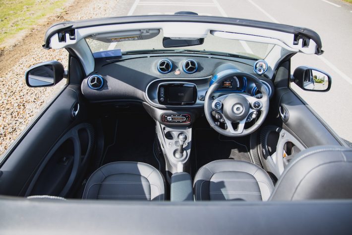 2019 Smart fortwo EQ Cabriolet Edition Night Sky Review