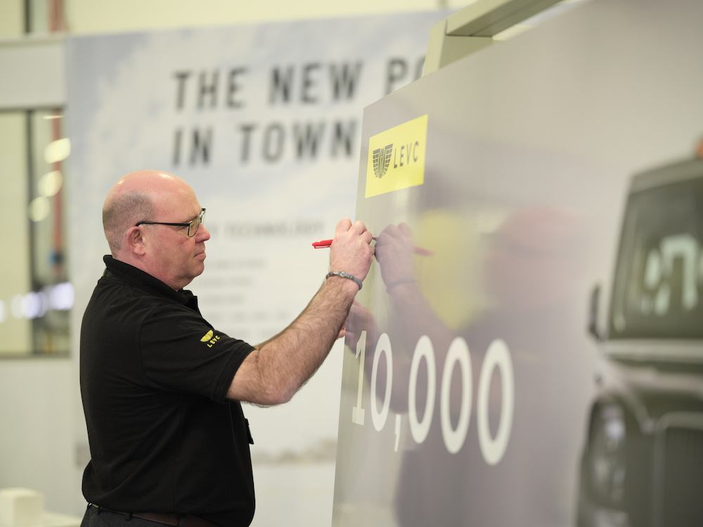 LEVC Celebrates Building 10,000 Electric Vehicles!