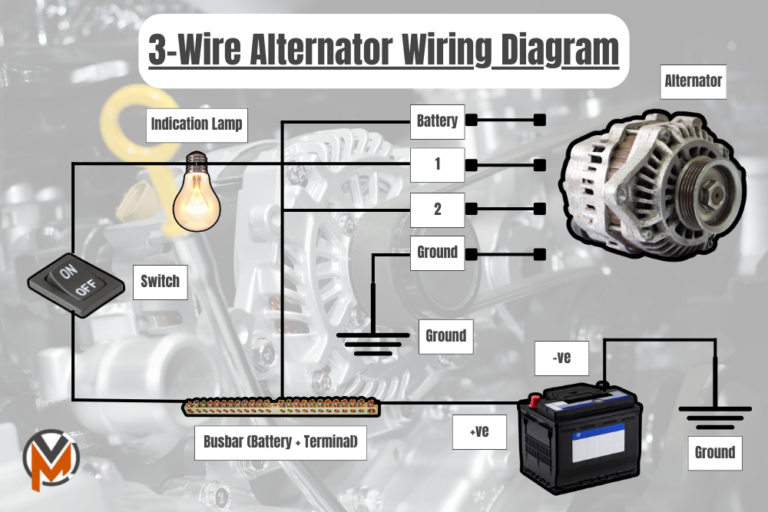 3 Wire Alternator Wiring Explained - Full Install Tutorial & Diagram