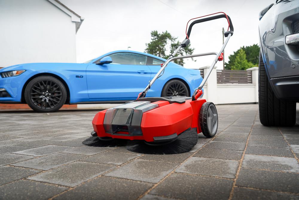 Einhell Cordless Push Sweeper Review: A Game Changer for Driveways!