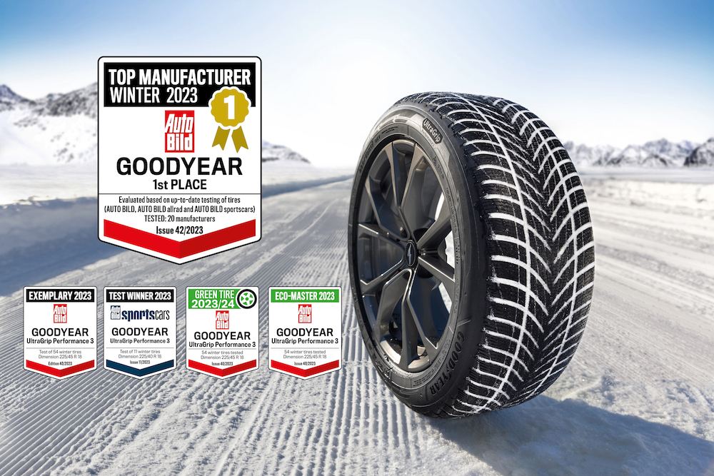 Goodyear's Triumph: A Double Win in Winter and Summer Tyre Categories