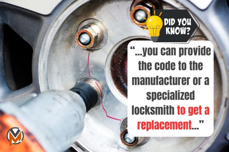 Where To Find The Locking Wheel Nut Key Code: Lost Your Keys?