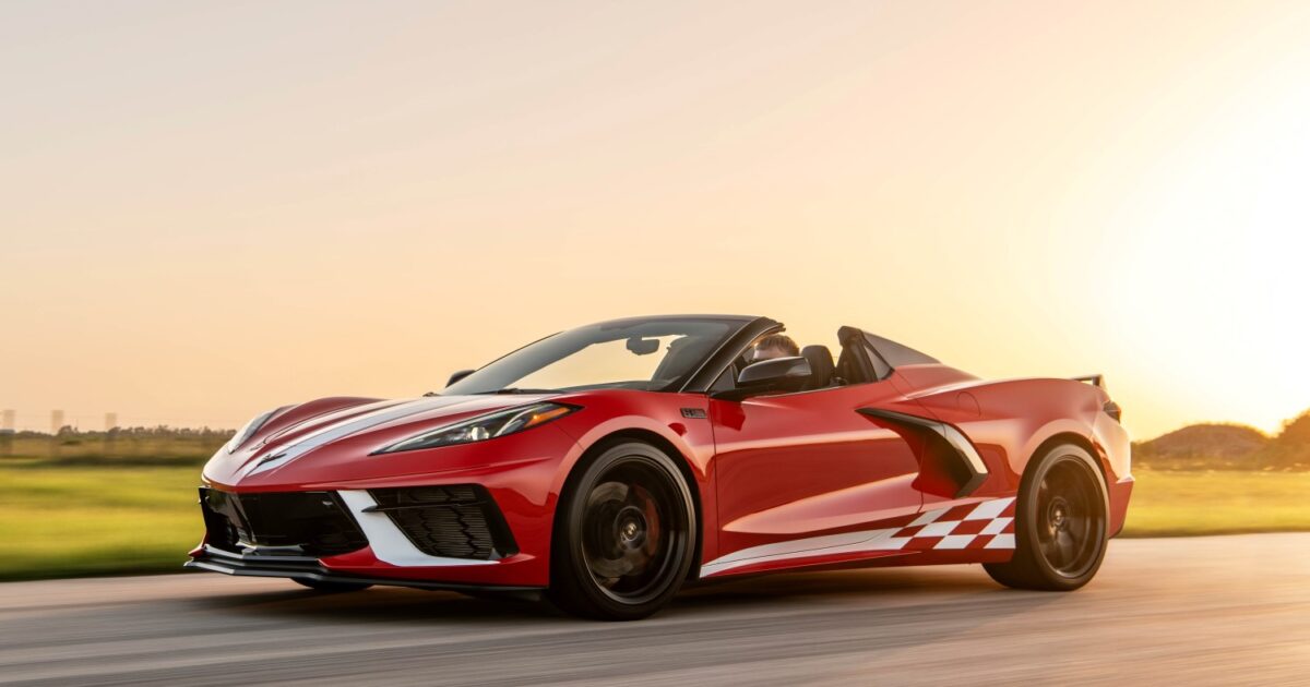 Hennessey's Supercharged Midship Vette - H700 C8 Convertible