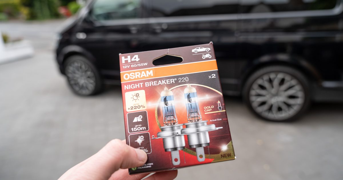 OSRAM Bulb Upgrades In Transporter Van